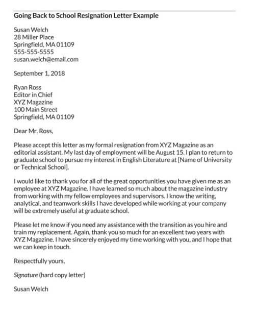 50+ FREE Resignation Letter Templates (Expert Examples)