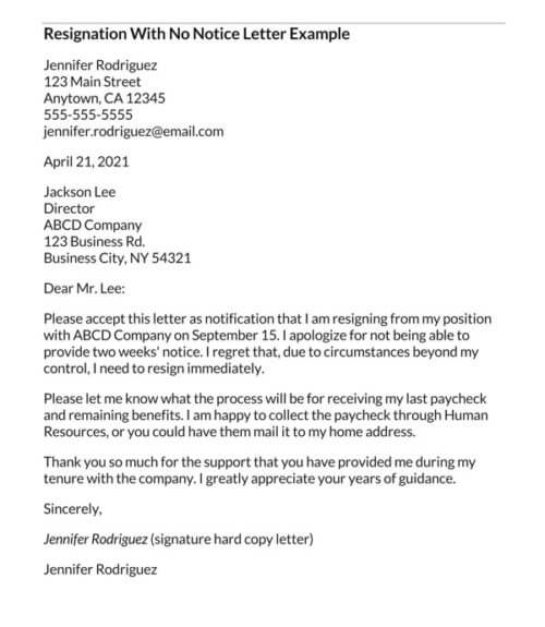 50+ FREE Resignation Letter Templates (Expert Examples)