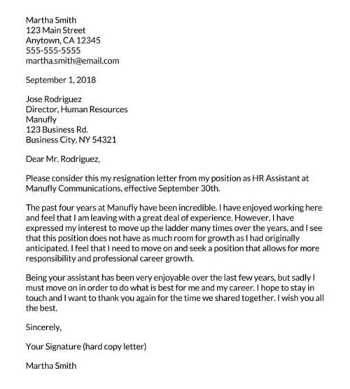 50+ FREE Resignation Letter Templates (Expert Examples)