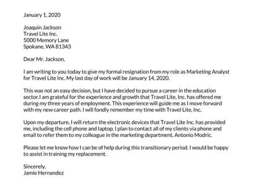 50+ FREE Resignation Letter Templates (Expert Examples)