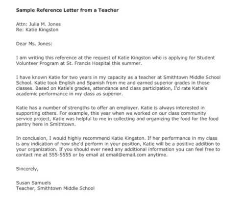Reference Letters (25+ Sample Letters and Templates)