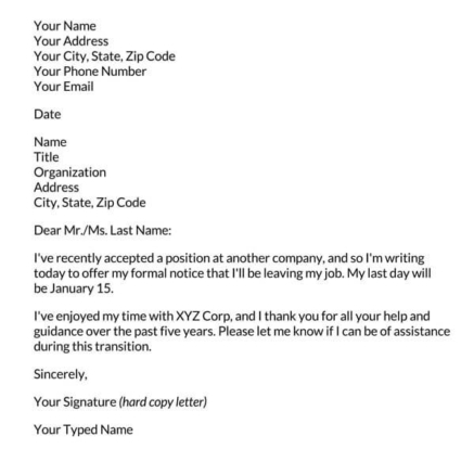 50 FREE Resignation Letter Templates (Expert Tips)