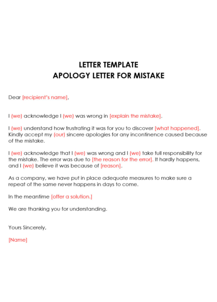 How to Write an Apology Letter (with Examples)