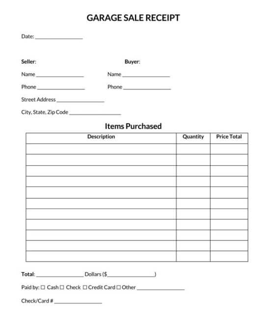 28 Free Sales Receipt Templates (for Word, Excel, PDF)