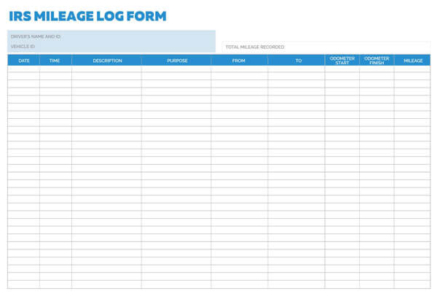 21+ Free Mileage Log Templates (for IRS Mileage Tracking)
