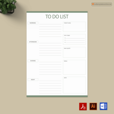 44 Free To-Do List (Checklist) Templates | Word, Excel, PDF