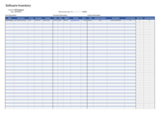 40 FREE Inventory Spreadsheet Templates (Word - Excel)