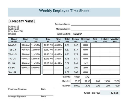 Free Attendance Sheet Templates (For Students & Employees)