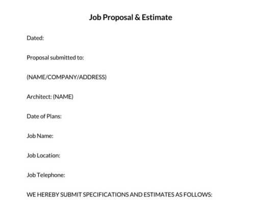 40 Free Job Proposal Templates | How to Write (Expert Guide)