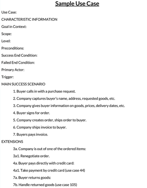 40 Free Use Case Templates and Examples (Word, PDF)