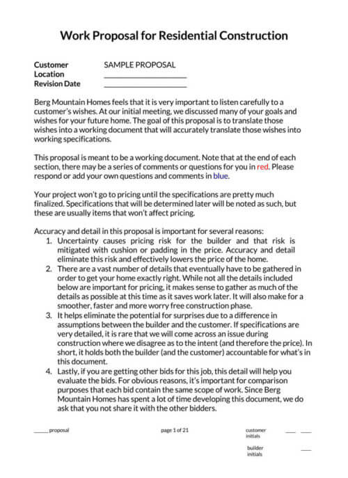 40 Free Job Proposal Templates | How to Write (Expert Guide)