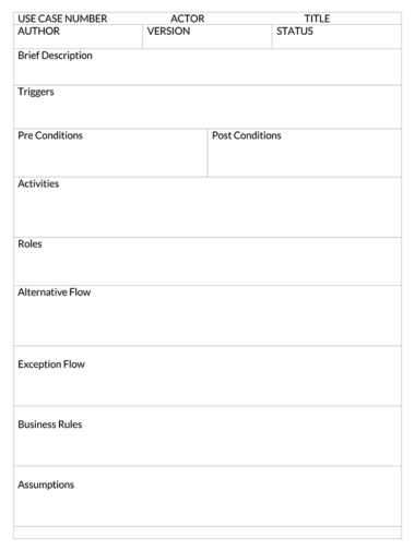 40 Free Use Case Templates and Examples (Word, PDF)