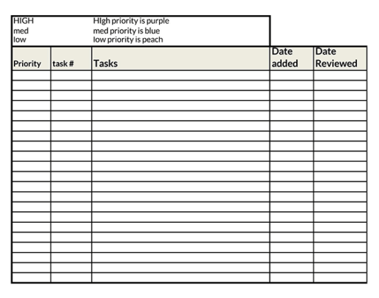 36 Free Checklist Templates - Printable - (Excel - Word)
