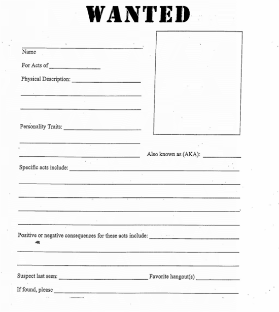 18 Free Wanted Poster Templates (Word, PDF)
