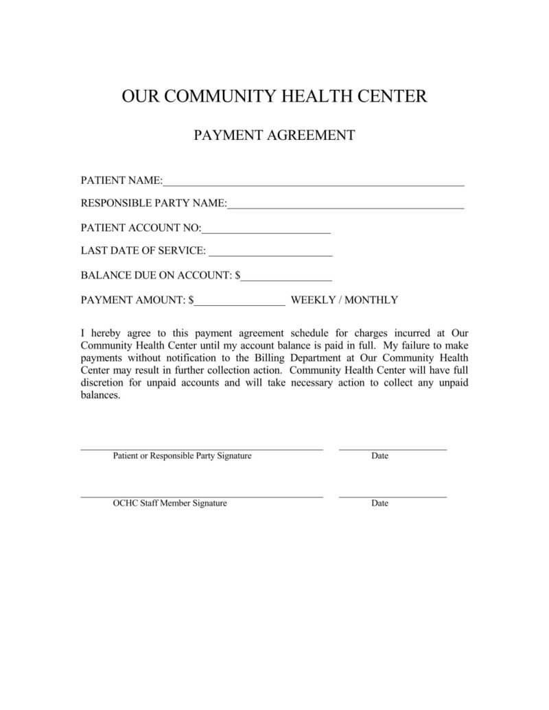 40 Free Payment Agreement Templates (Samples) - Word | PDF