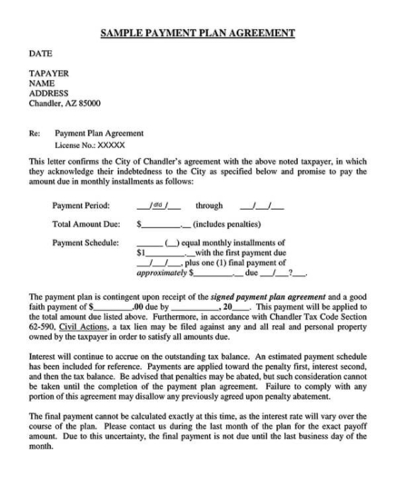 40 Free Payment Agreement Templates (Samples) - Word | PDF