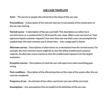 40 Free Use Case Templates and Examples (Word, PDF)