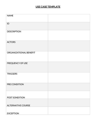 40 Free Use Case Templates and Examples (Word, PDF)