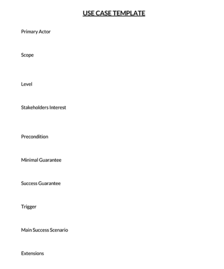 40 Free Use Case Templates and Examples (Word, PDF)