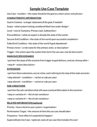 40 Free Use Case Templates and Examples (Word, PDF)