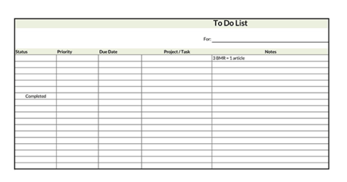 36 Free Checklist Templates - Printable - (Excel - Word)
