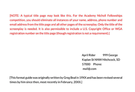 37 Easy Screenplay & Script Writing Templates