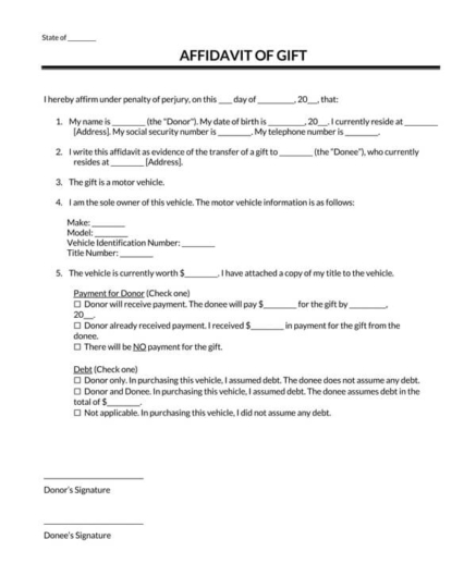 How to Write an Affidavit Letter - Template & Samples