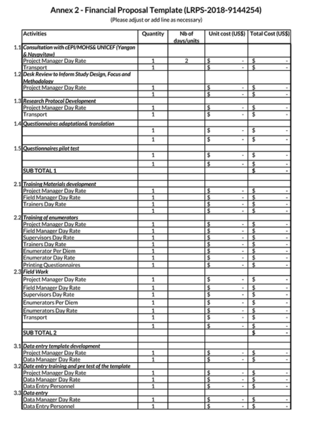 42 Free Budget Proposal Templates [Word - Excel]
