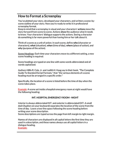 37 Easy Screenplay & Script Writing Templates