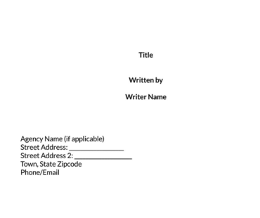 37 Easy Screenplay & Script Writing Templates