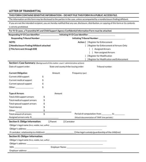 Transmittal Letter: Format (38 Examples & Samples)