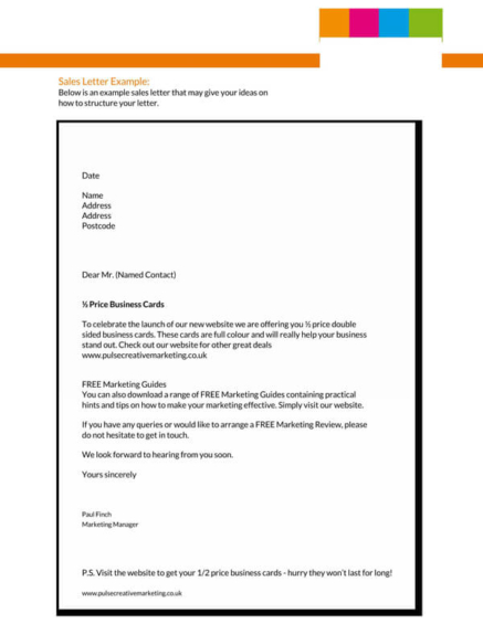 How To Write a Sales Letter (40 Examples)