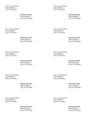 30 Free Printable Shipping Label Templates (Word, PDF)