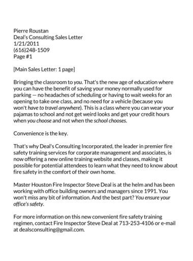 How to Pitch a Sales Letter (40 Examples & Templates)