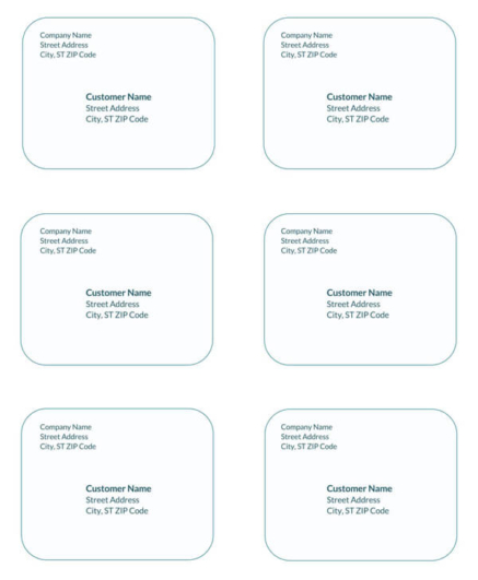 30 Free Printable Shipping Label Templates (Word, PDF)