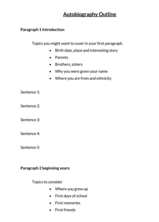 34 Best Autobiography Examples - Essay Templates