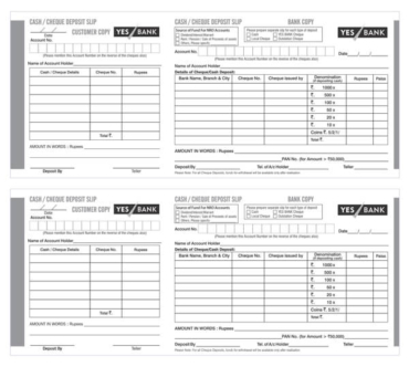 34 Blank Deposit Slip Templates and Examples