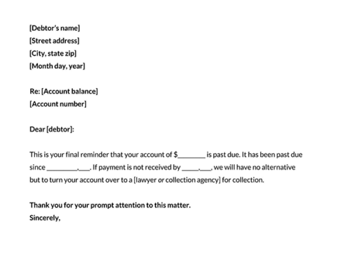 How to Word a Collection Letter: 32 Examples (Free Template)