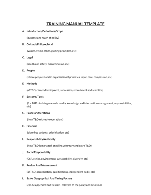 How to Plan a Training Manual (Examples + 20 Free Templates)