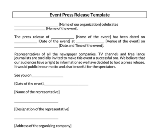 32 Press Release Examples - Templates - How to Format