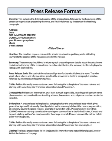 32 Press Release Examples - Templates - How to Format