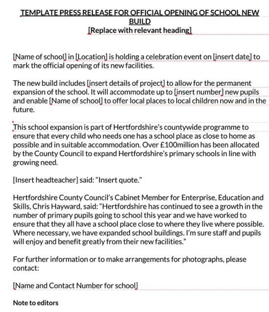 32 Free Press Release Templates [Writing Guide & Tips]