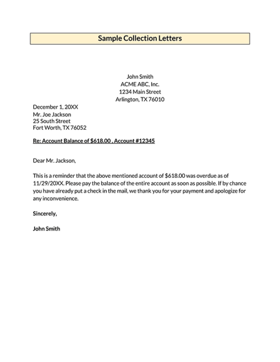 How to Word a Collection Letter: 32 Examples (Free Template)