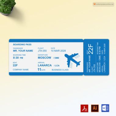 32 Free Event Ticket Templates (Word | PDF | AI | PSD)