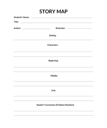 38 Free Story Map Templates for PDF and Word