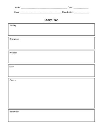 38 Free Story Map Templates for PDF and Word