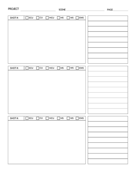 30 FREE Storyboard Templates - Examples