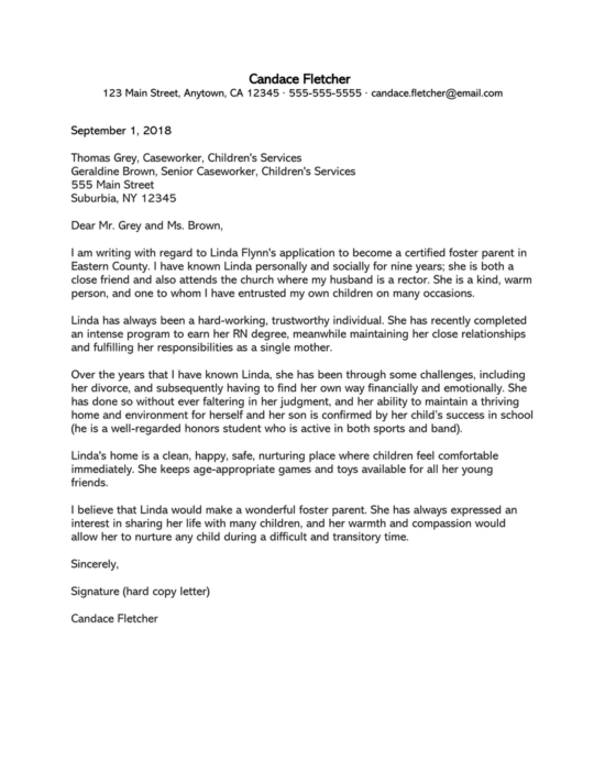 22 Adoption Reference Letter Samples (How to Write) + Tips