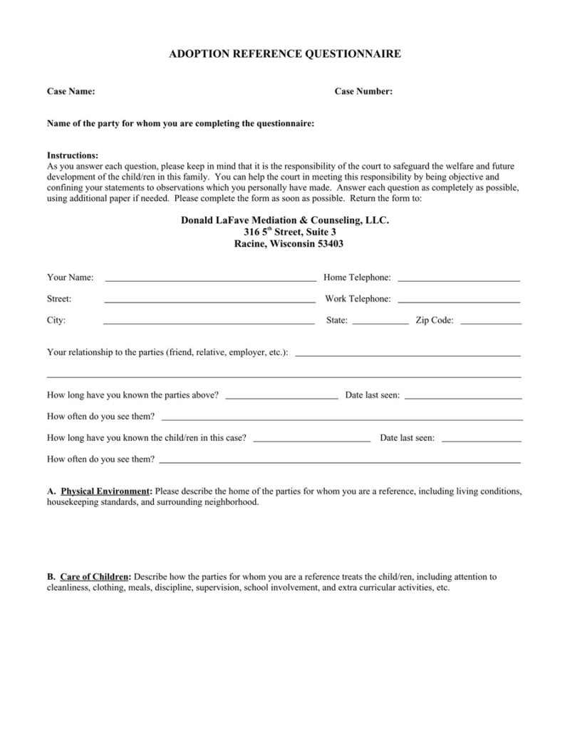 22 Adoption Reference Letter Samples (How to Write) + Tips