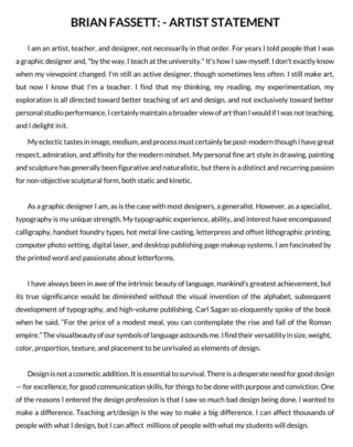 Artist Statement: How to Write (30 Best Examples)